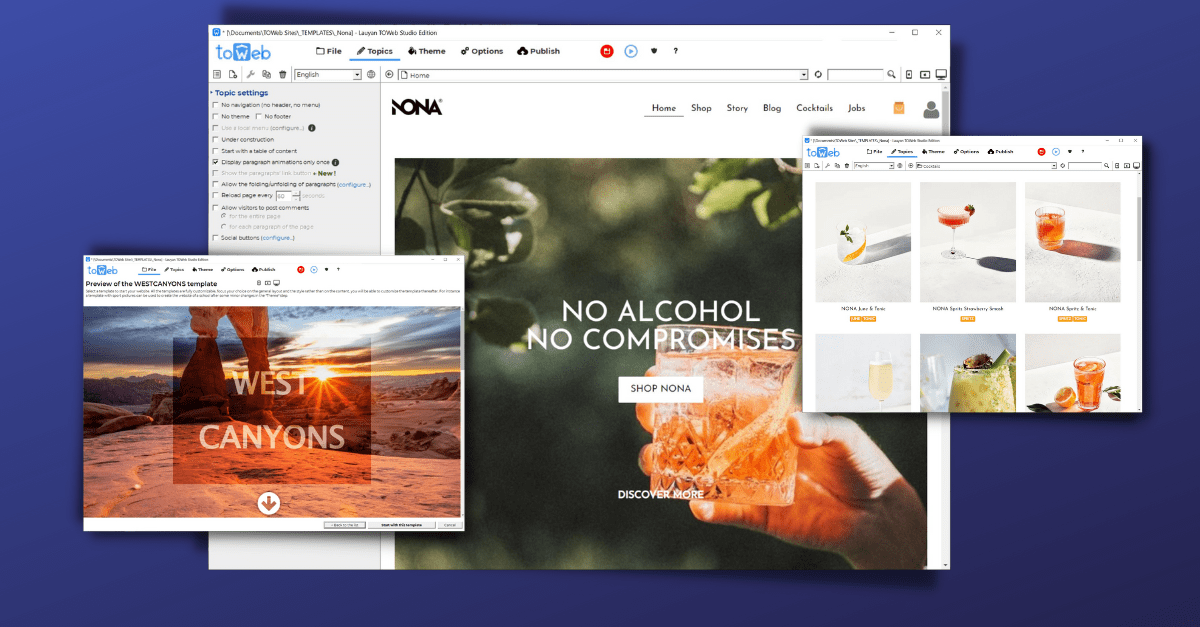 TOWeb version 11 new features